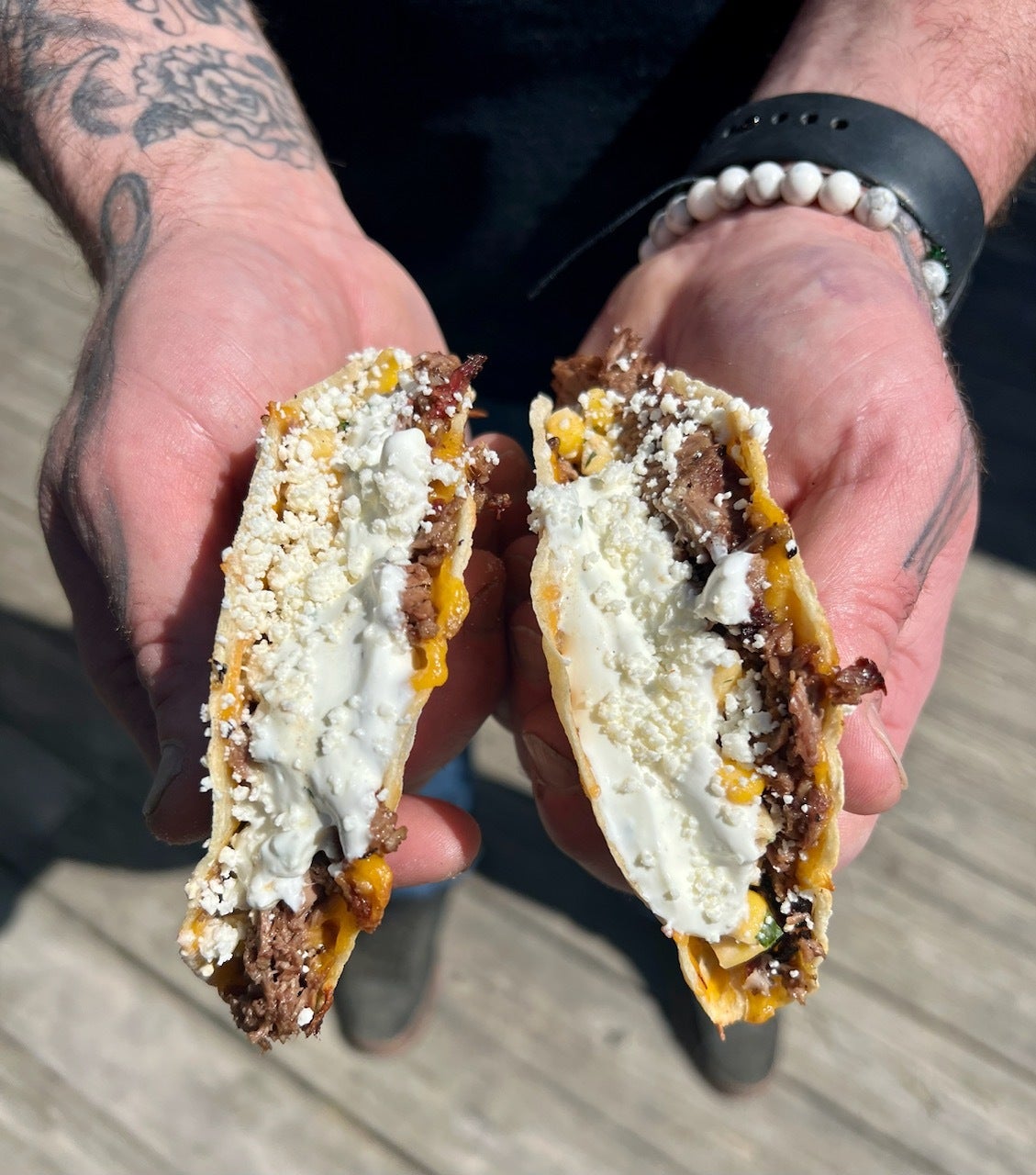 Beef Street Corn Tacos | MESS HALL